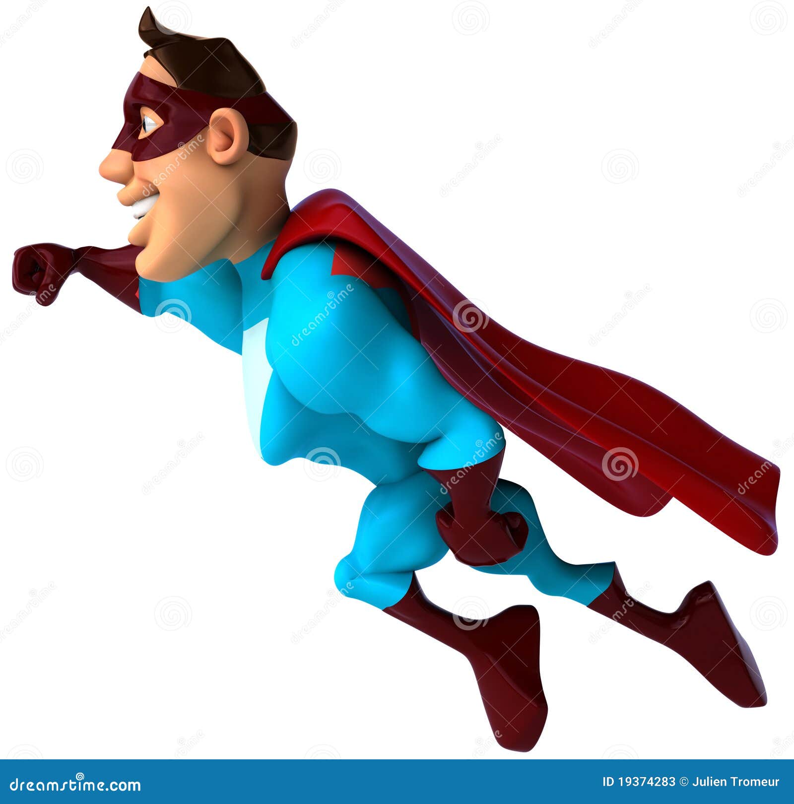 Superheld stock abbildung. Illustration von helder, umhang - 19374283