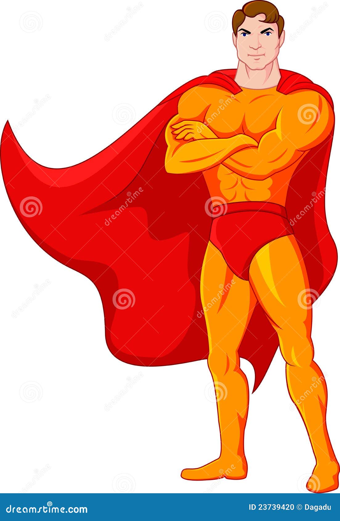 Superheld vektor abbildung. Illustration von abenteuer - 23739420