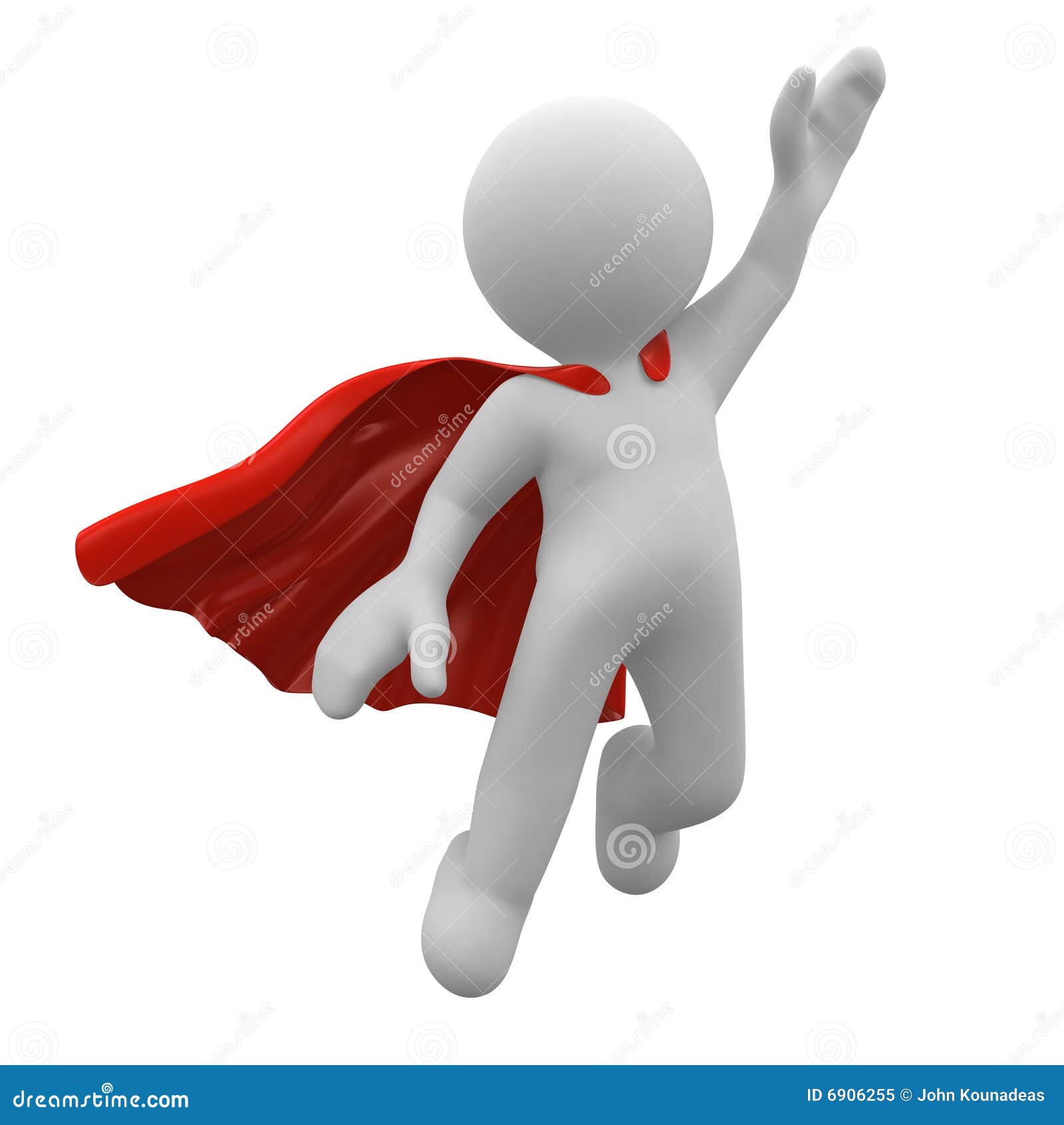 Superheld Lizenzfreies Stockfoto - Bild: 6906255