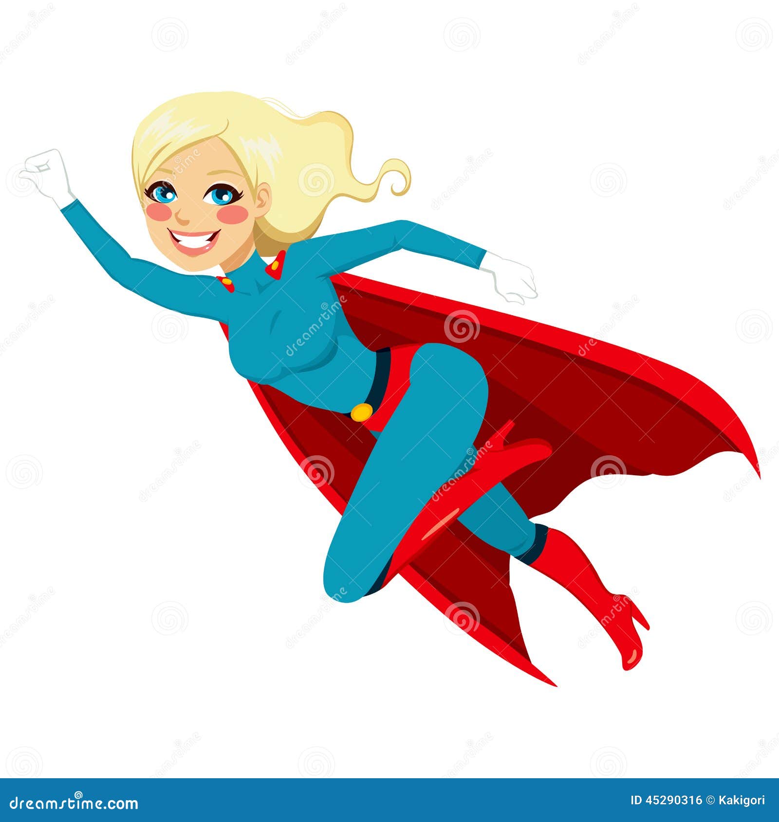 Mädchen Superhelden Cartoon Mädchen Superhelden ClipArt Cartoon