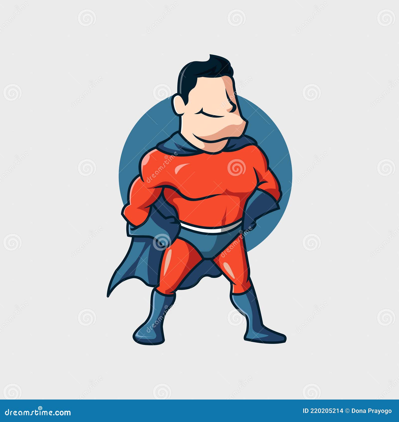 Superheld - man stock illustratie. Illustration of voltooiing - 220205214