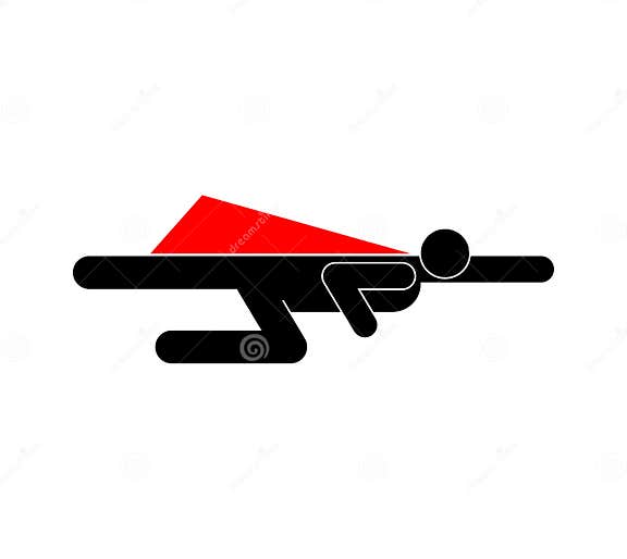 Superheld-Piktogramm E R GU Vektor Abbildung - Illustration von führung ...