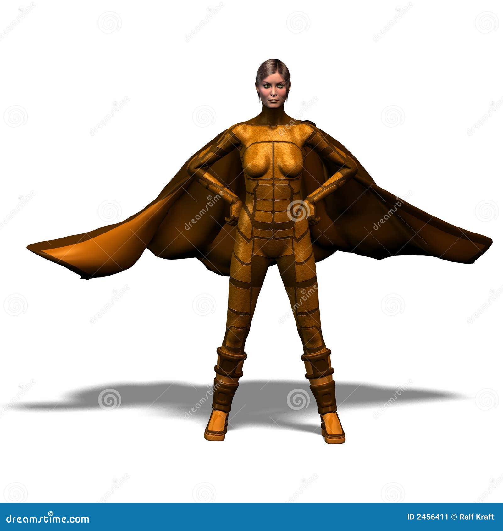 Superheldin #4 stock abbildung. Illustration von kampf - 2456411