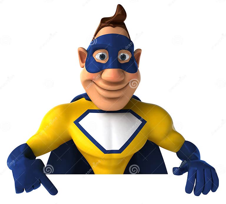 Superhero stock illustration. Illustration of speed, macho - 22006636