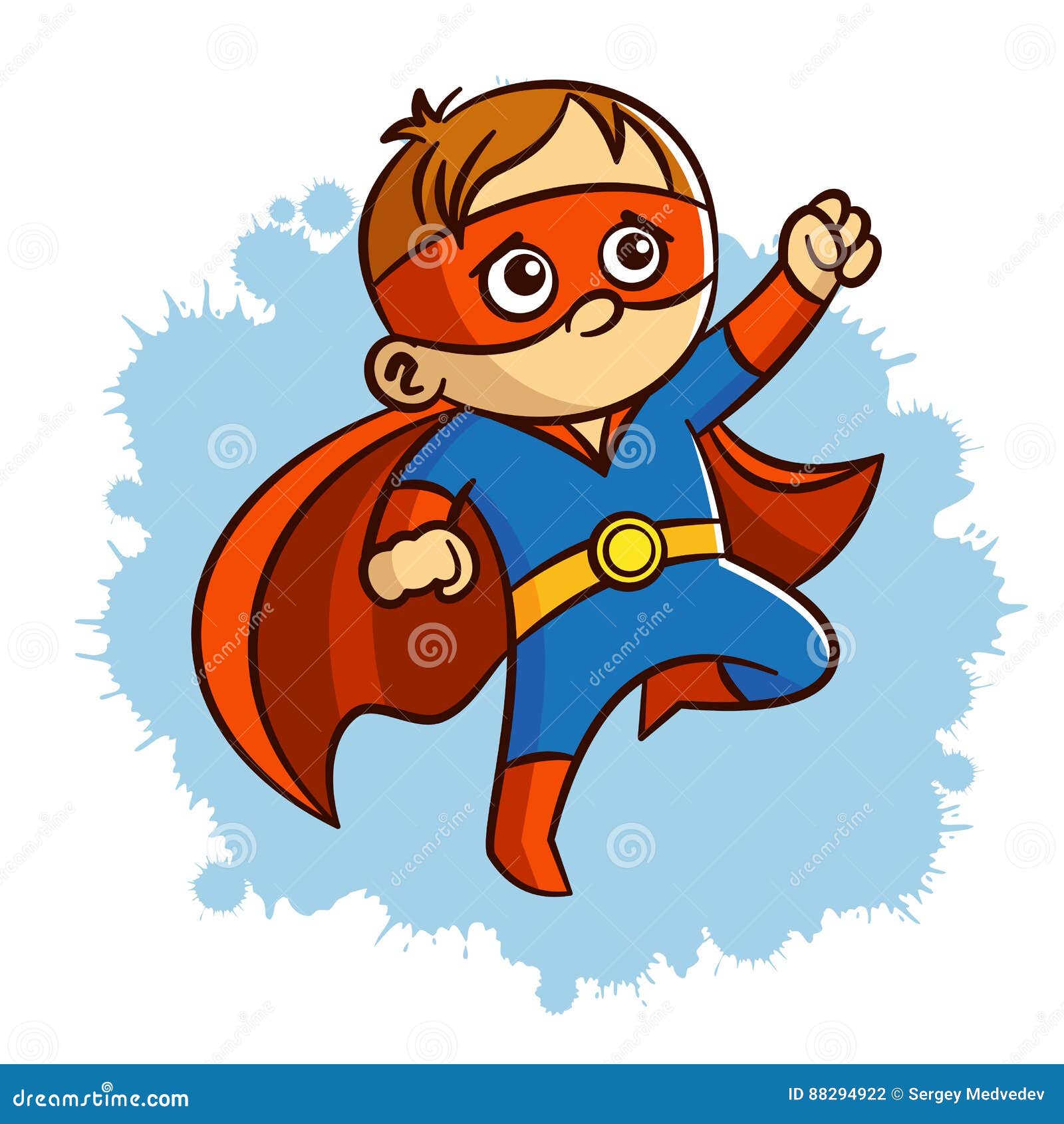 Superhero Baby Boy Fire Sticker Stock Vector - Illustration of comics ...