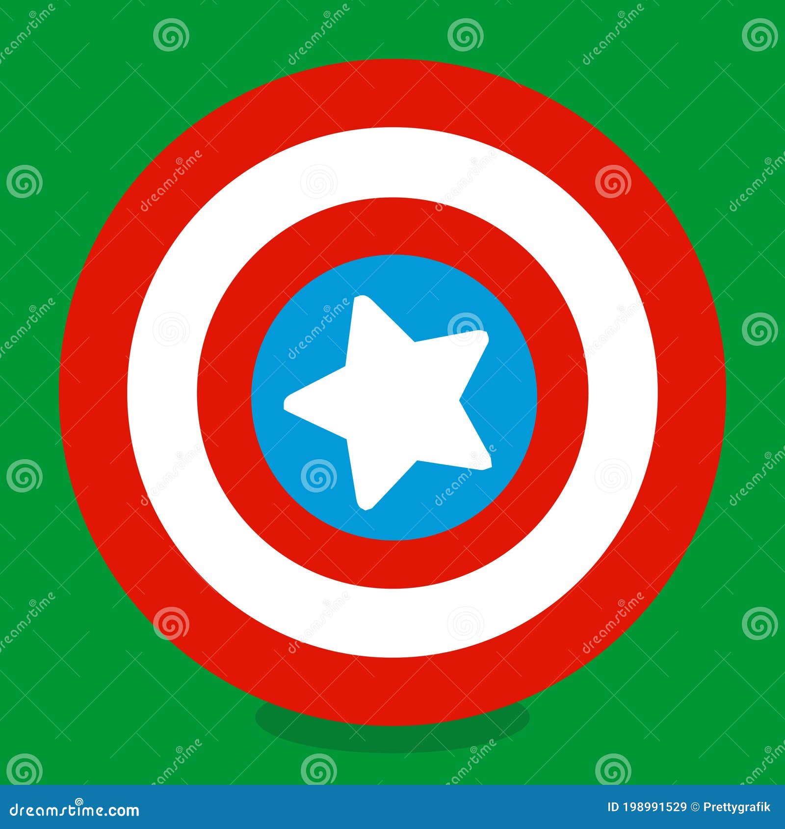 SuperHero Baby Capt America Shield 07 Cartoon Vector | CartoonDealer ...