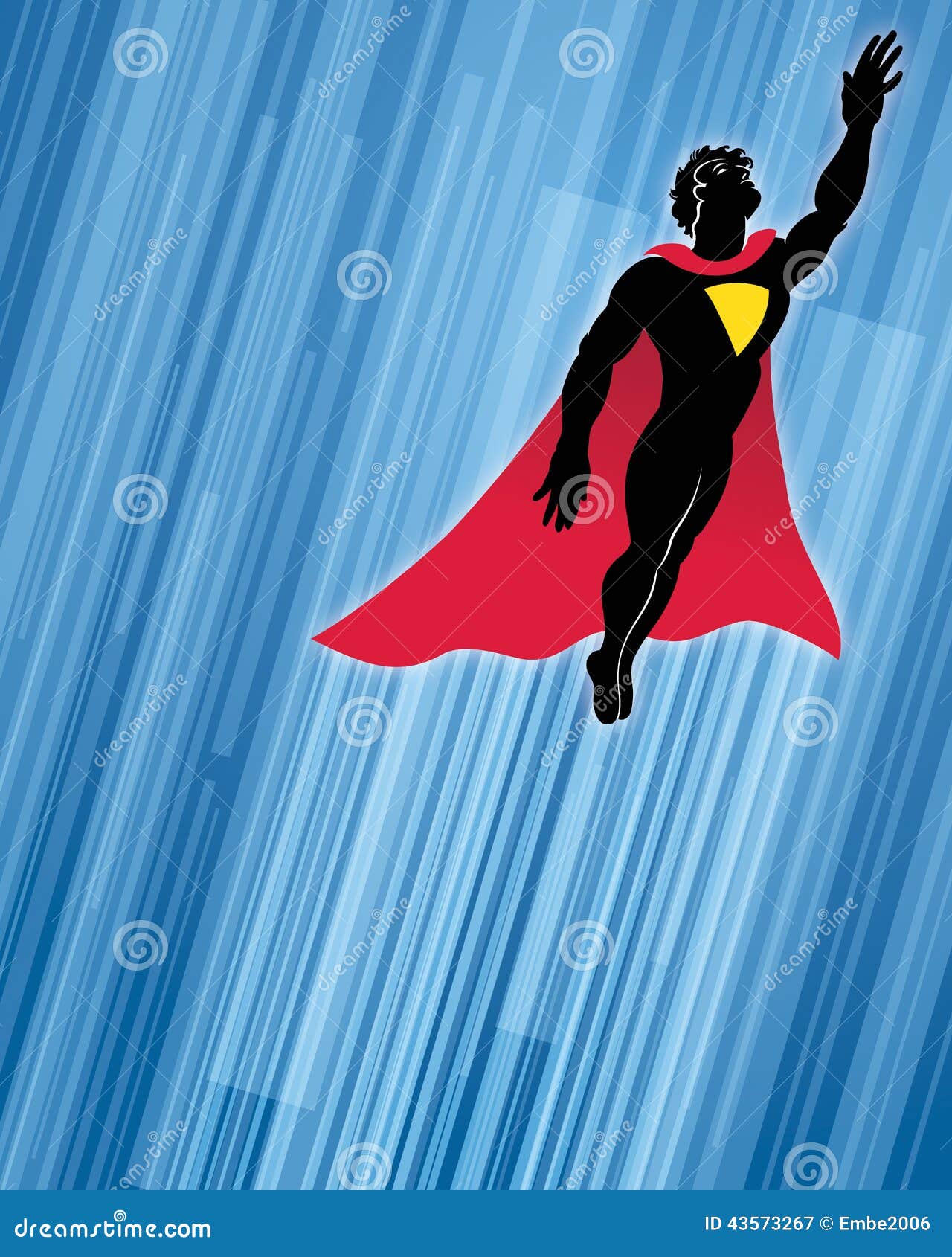 Superhero Background Cartoon Vector | CartoonDealer.com #43573267