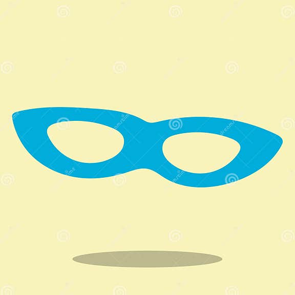 Superhero blue mask 17 stock vector. Illustration of superhero - 198991588