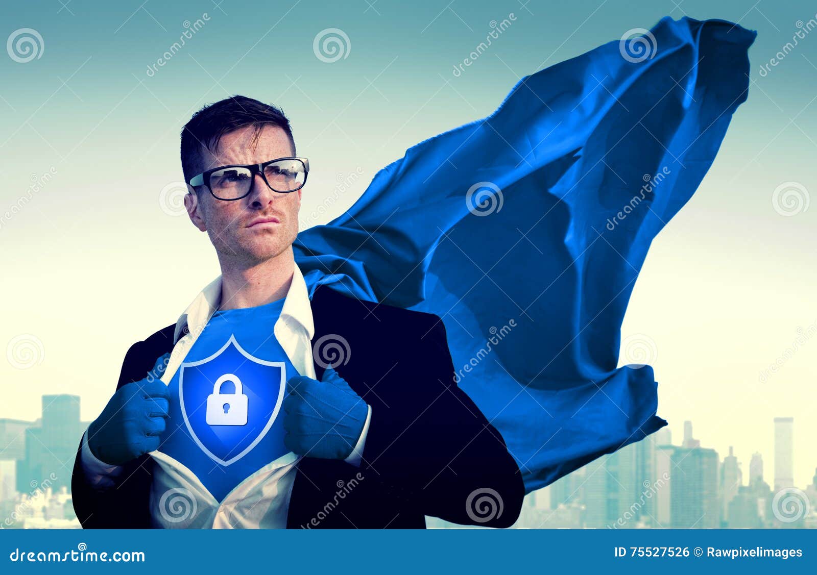 Superhero Businessman Vote Power Concept Stock Photo - Image of ...