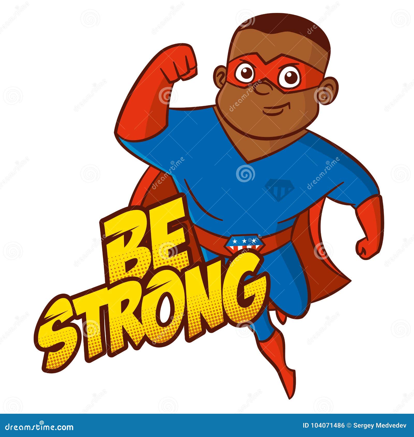 Superhero Cartoon Character Stock Vector - Illustration of sign, label ...