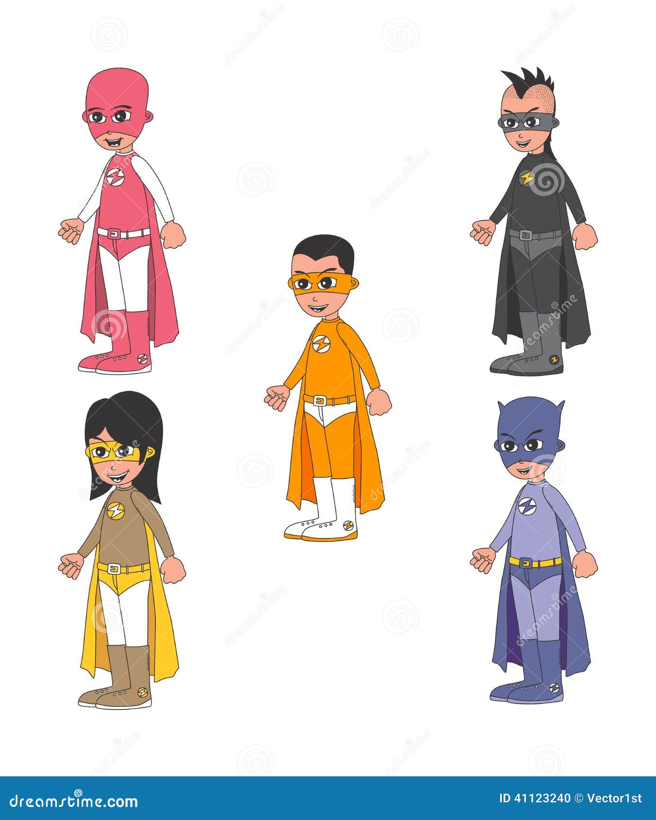 Superhero cartoon theme stock vector. Illustration of hero - 41123240