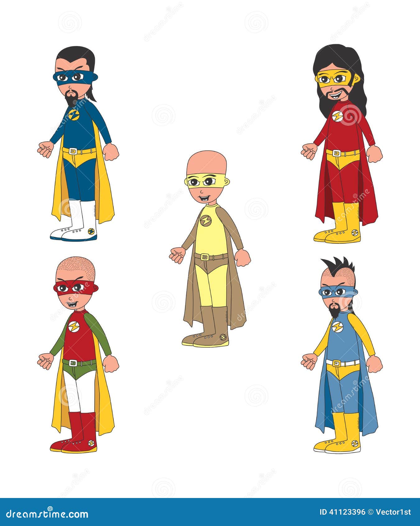 Superhero cartoon theme stock vector. Illustration of adorable - 41123396