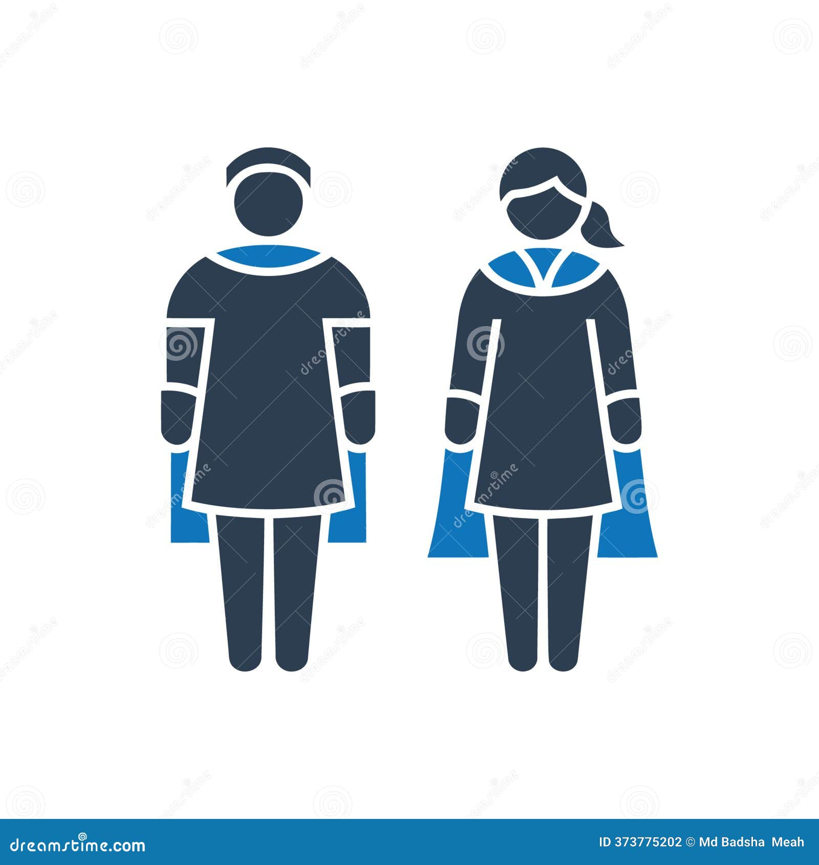 ECO Superhero Characters Set, Young Men And Women In Different Poses ...