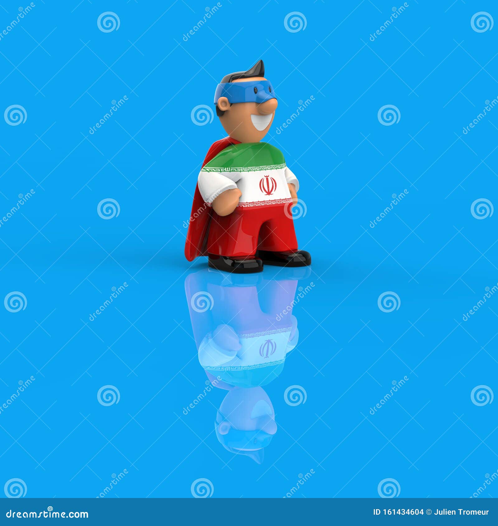Superhero Concept - 3D Illustration Stock Illustration - Illustration ...