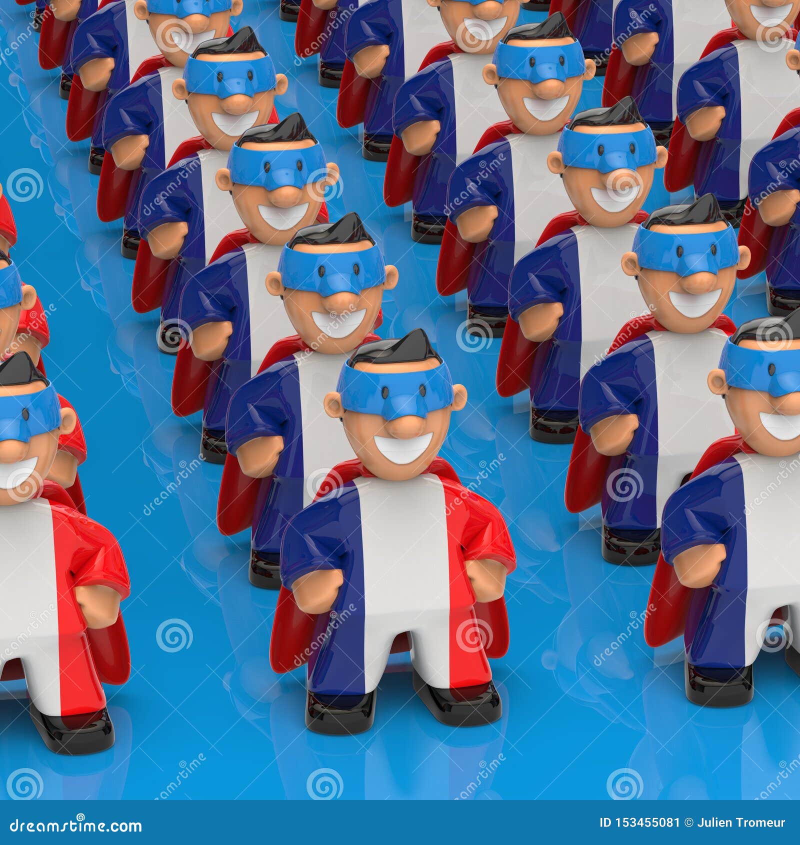 Superhero Concept - 3D Illustration Stock Illustration - Illustration ...