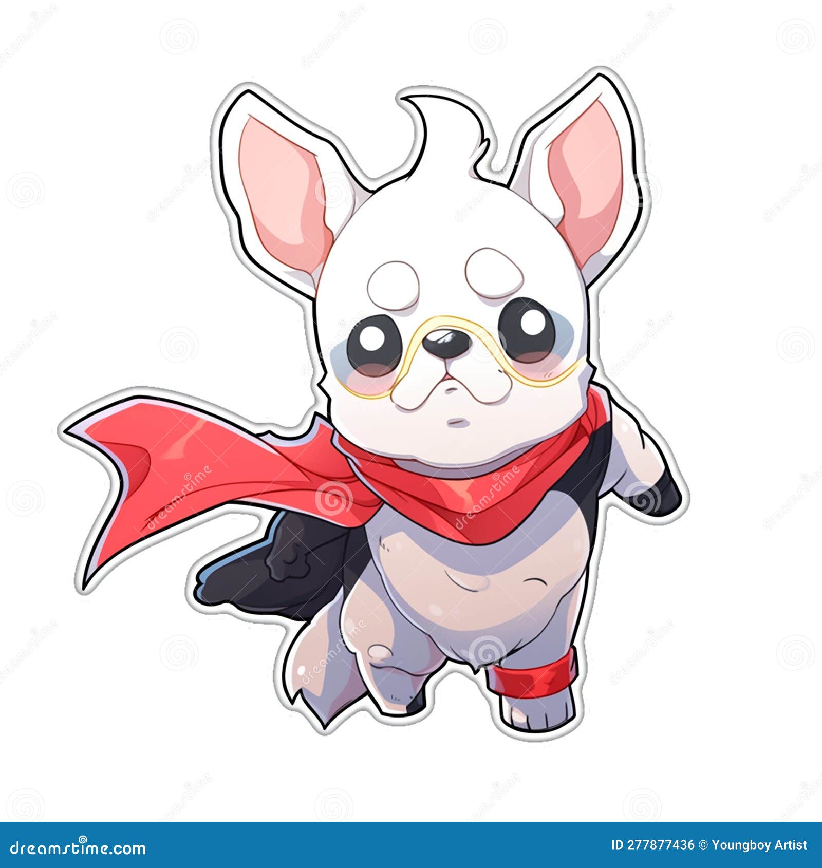 A Superhero Dog with Extraordinary Powers, AI Generated, Sticker Ver.11 ...