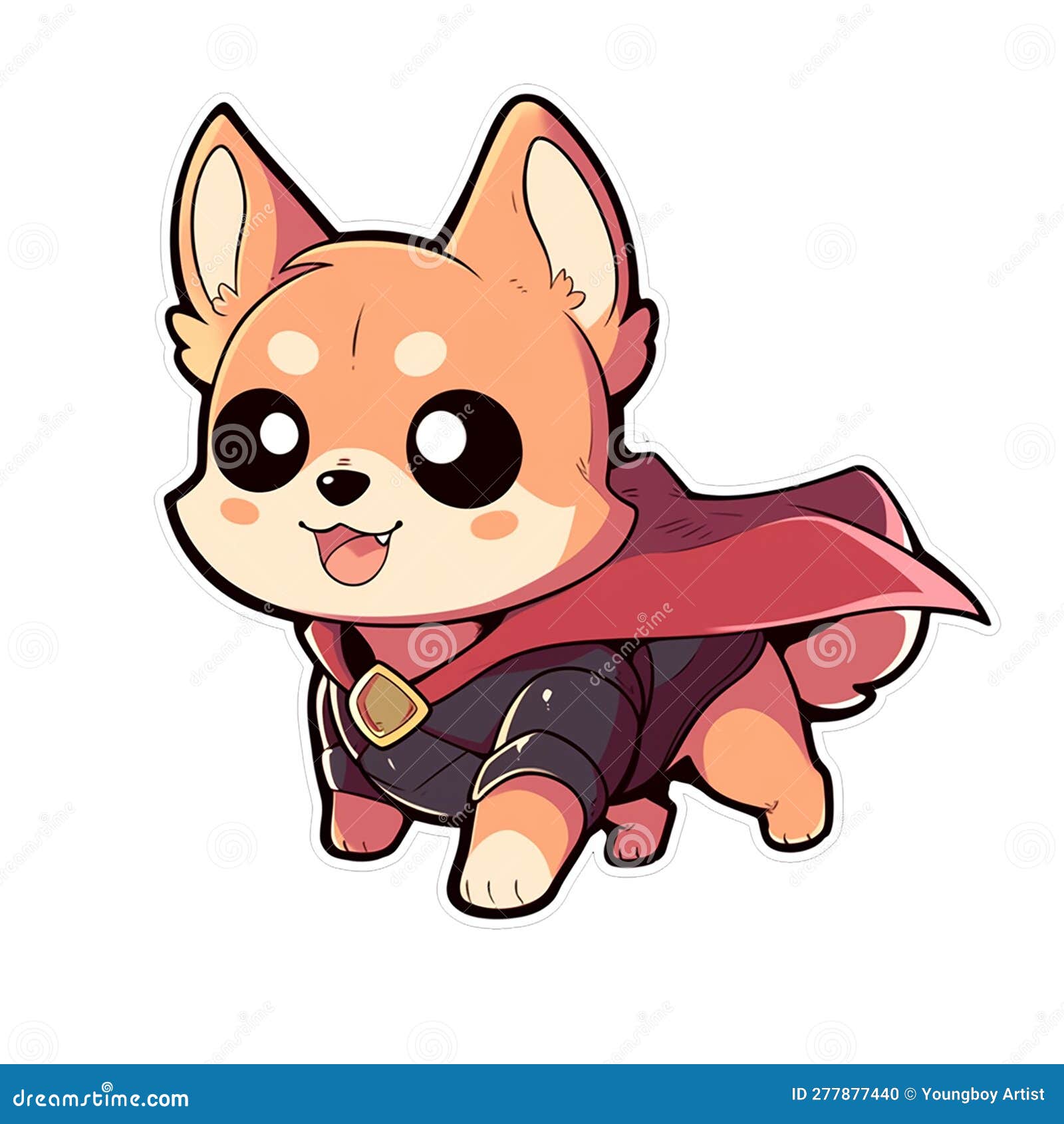 A Superhero Dog with Extraordinary Powers, AI Generated, Sticker Ver.9 ...