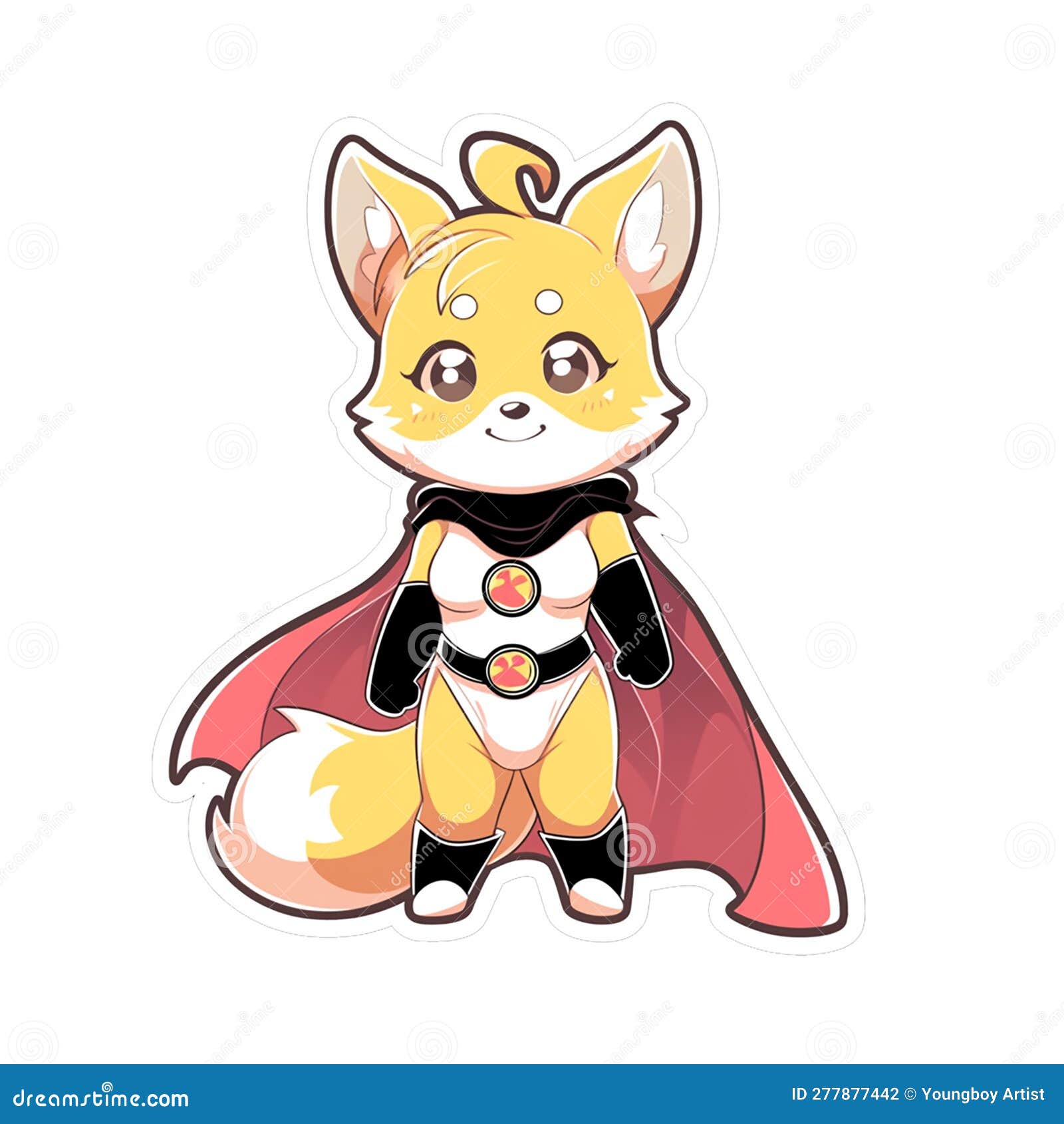 A Superhero Dog with Extraordinary Powers, AI Generated, Sticker Ver.7 ...