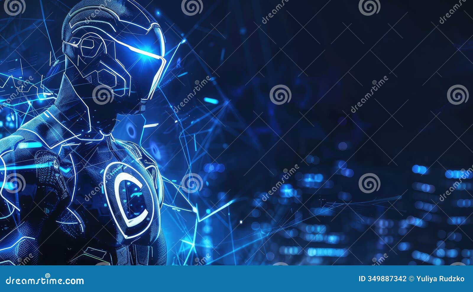 A Superhero with the Emblem C , a Symbol of Courage and Commitment ...