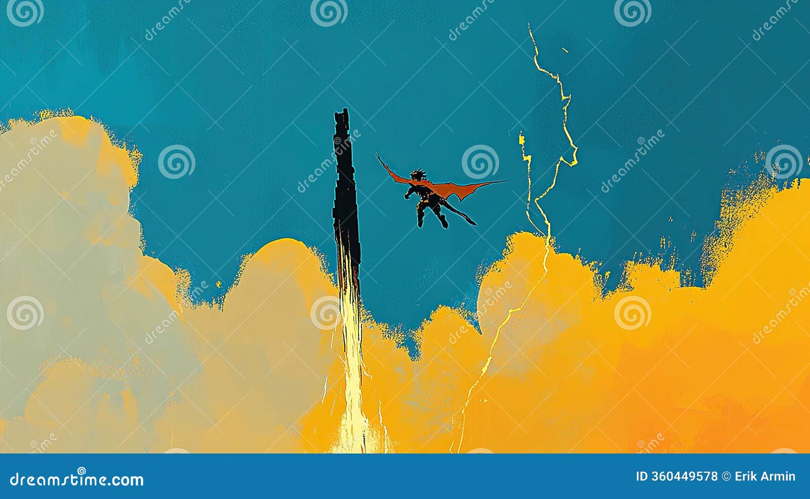 Epic Rocket Launch Portraying Space Expedition And Unveiling The ...