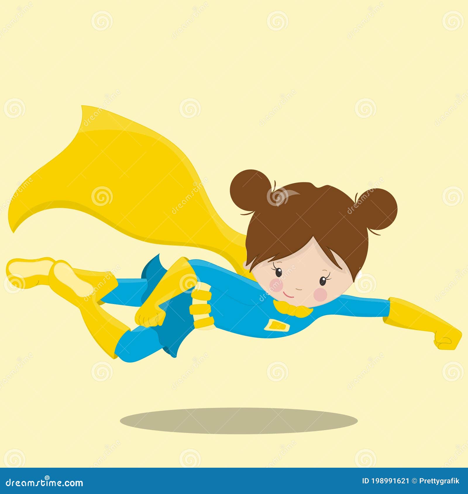 Superhero flying 09 stock vector. Illustration of vector - 198991621