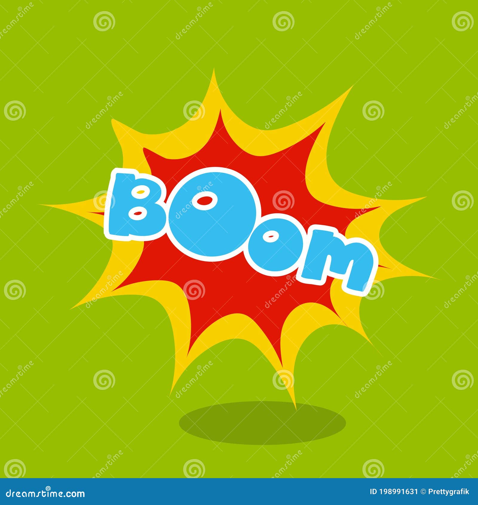 Superhero Girl Boom 17 2 stock vector. Illustration of vector - 198991631