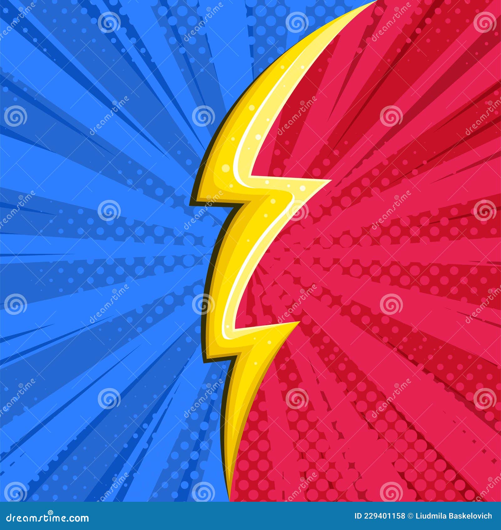 Square Comic Pop Art Background Design Vector Illustration ...