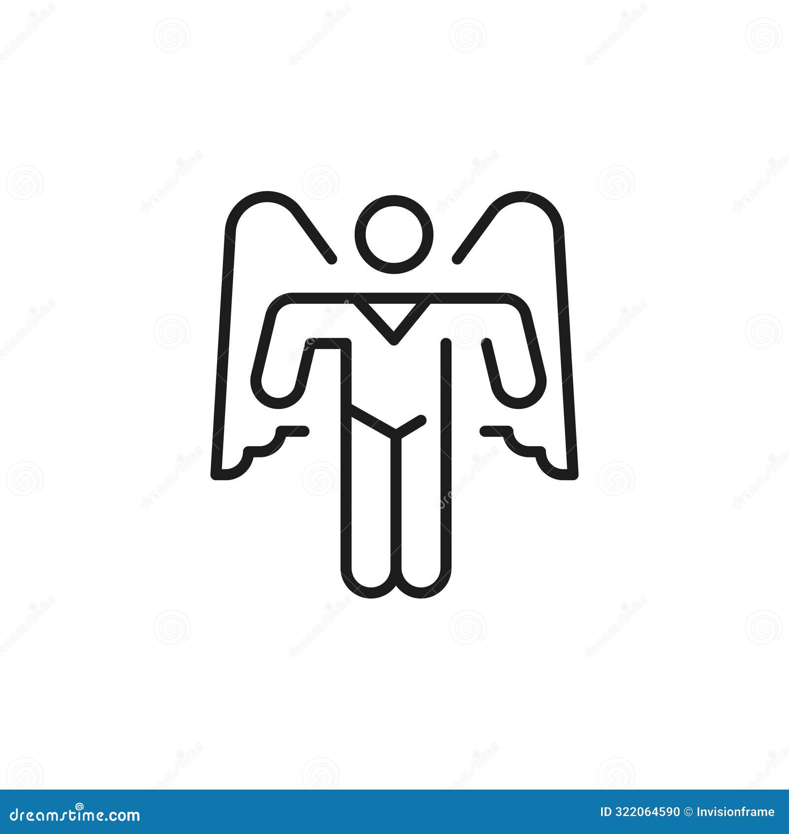 Superhero Icon stock vector. Illustration of super, icon - 322064590
