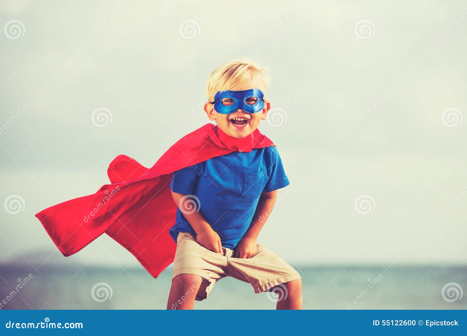 Superhero Kid stock photo. Image of beautiful, pretend - 55122600