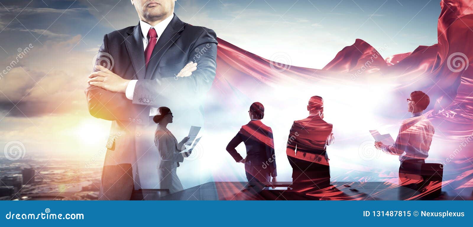 Building his super team stock image. Image of leadership - 131487815
