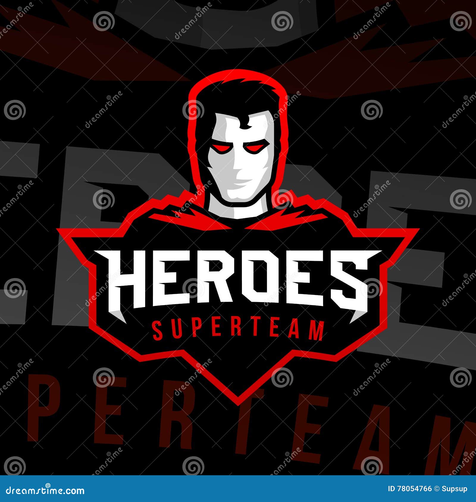 Superhero Logo, Pop Art Background Stock Photography | CartoonDealer ...