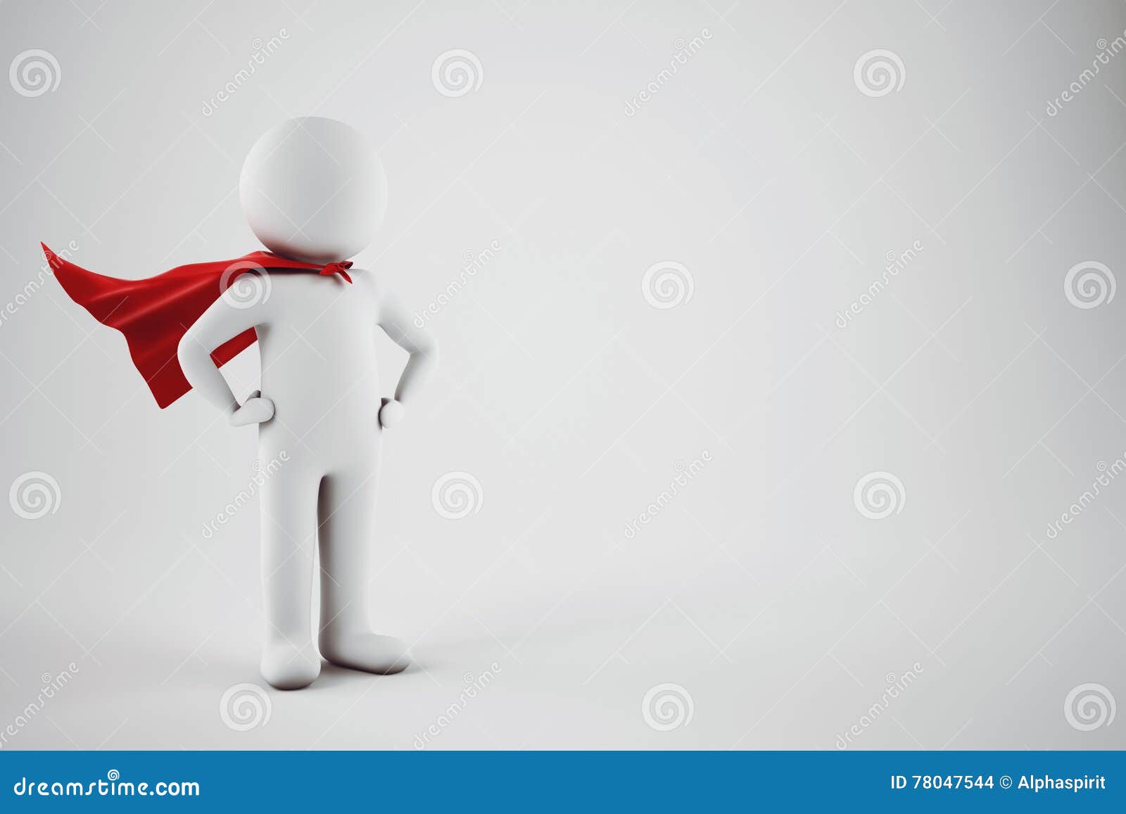 Superhero Man. 3D Rendering Stock Photo - Image of guard, costume: 78047544