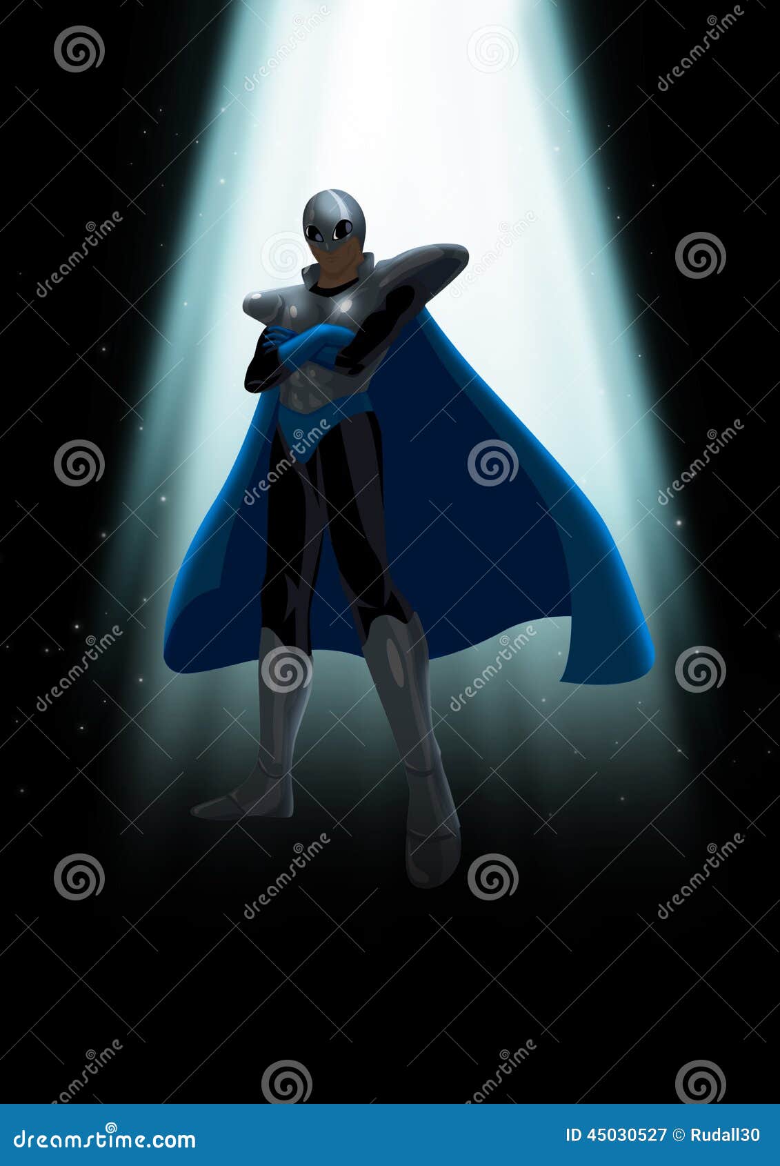 Superhero Under Cover Cartoon Vector | CartoonDealer.com #22319231