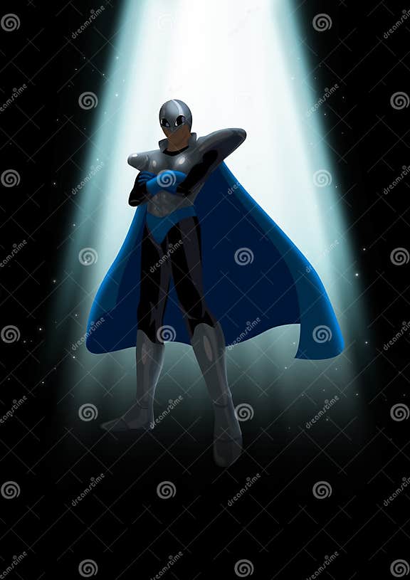 Superhero stock illustration. Illustration of human, fantasy - 45030527