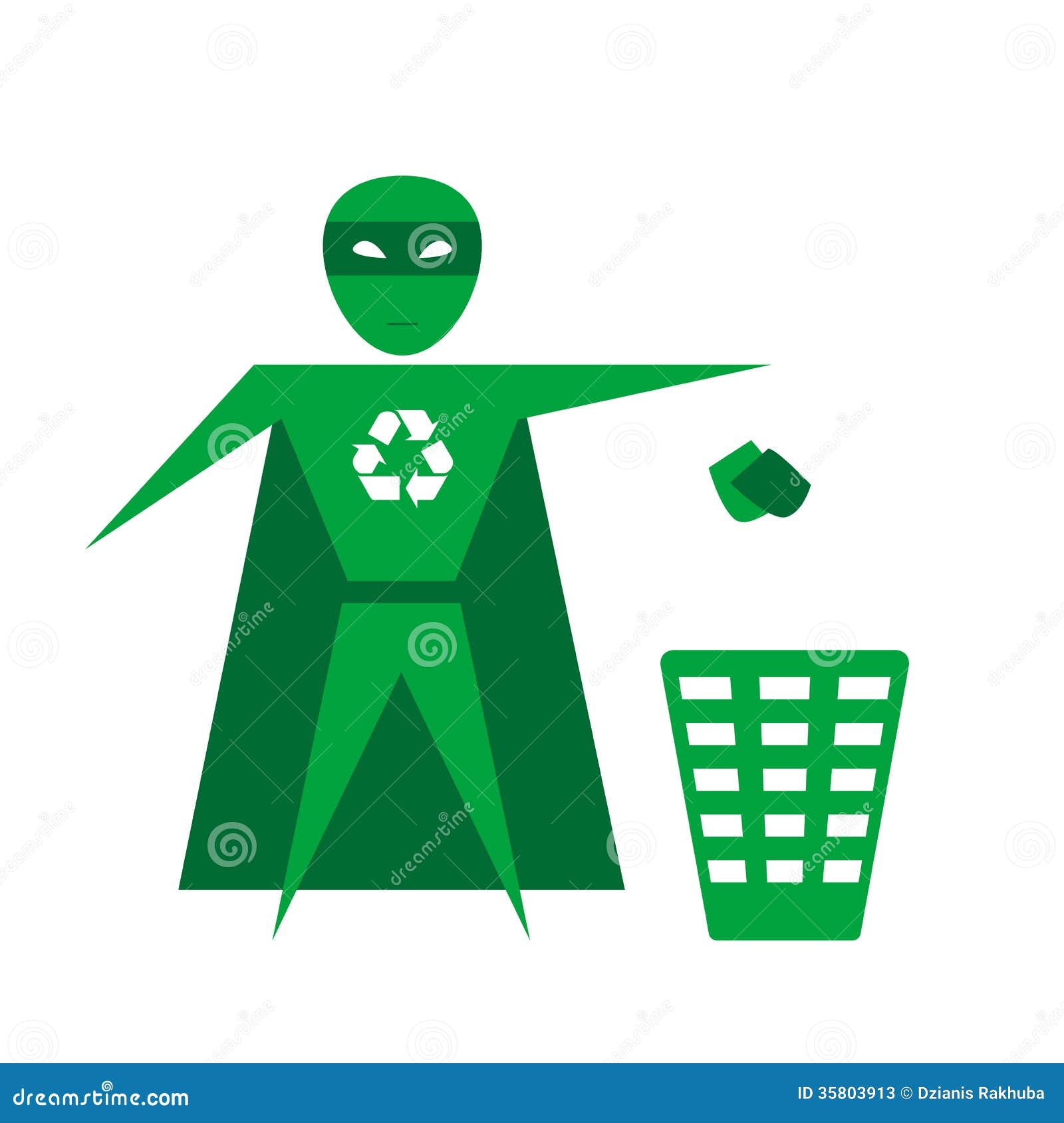 Superhero stock vector. Illustration of responsibility - 35803913