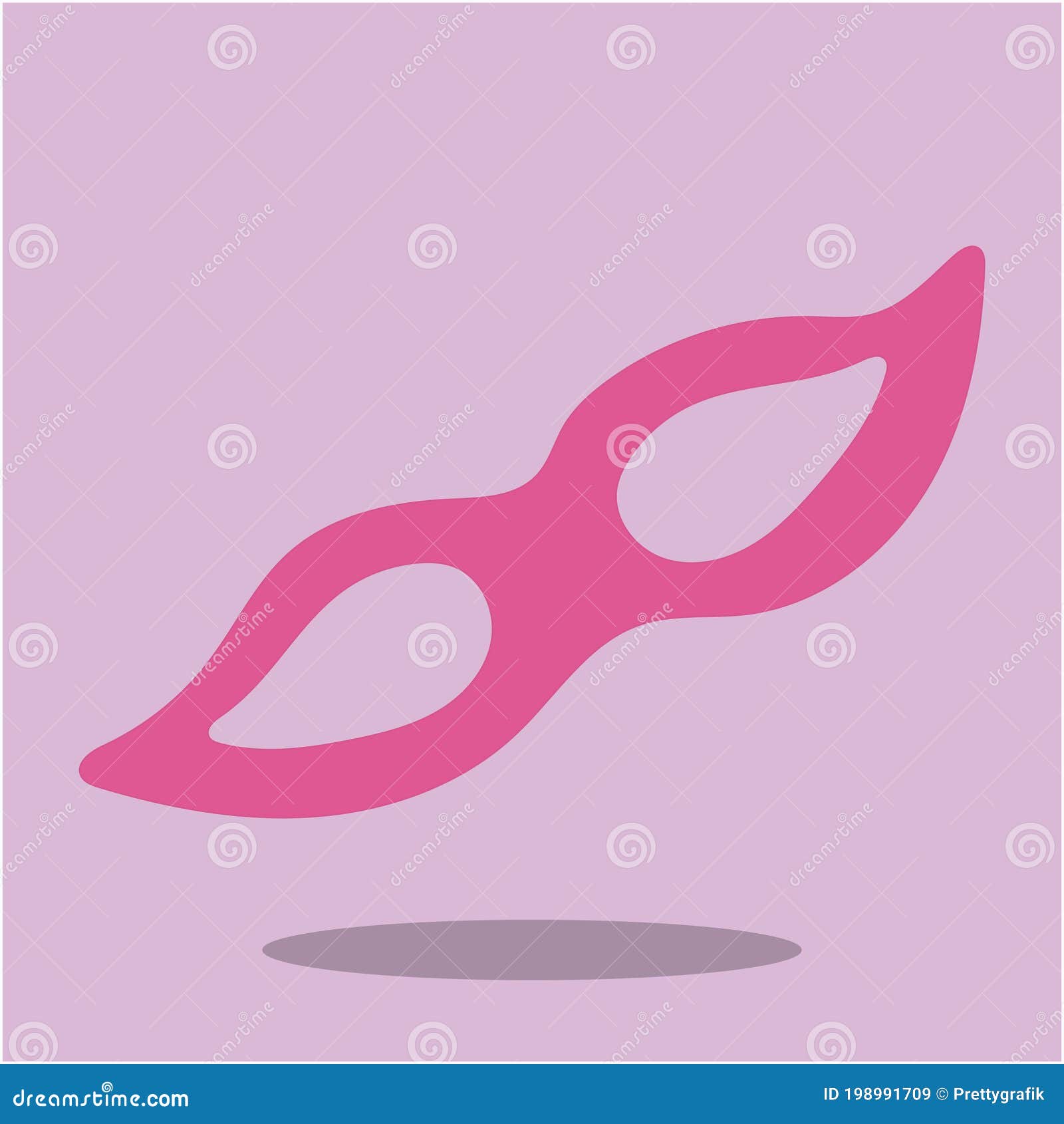 Superhero pink mask 13 stock vector. Illustration of pink - 198991709