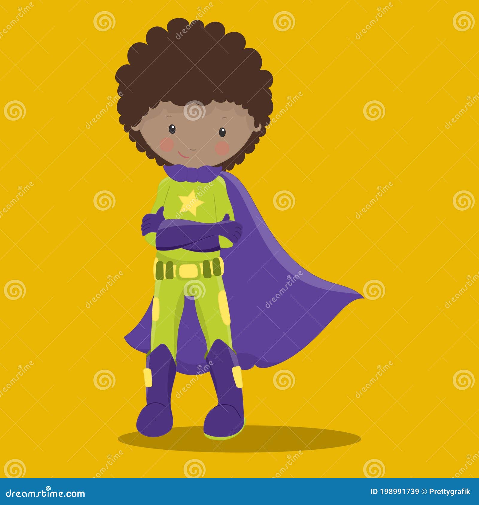 Superhero Purple Standing 03 Stock Vector - Illustration of purple ...