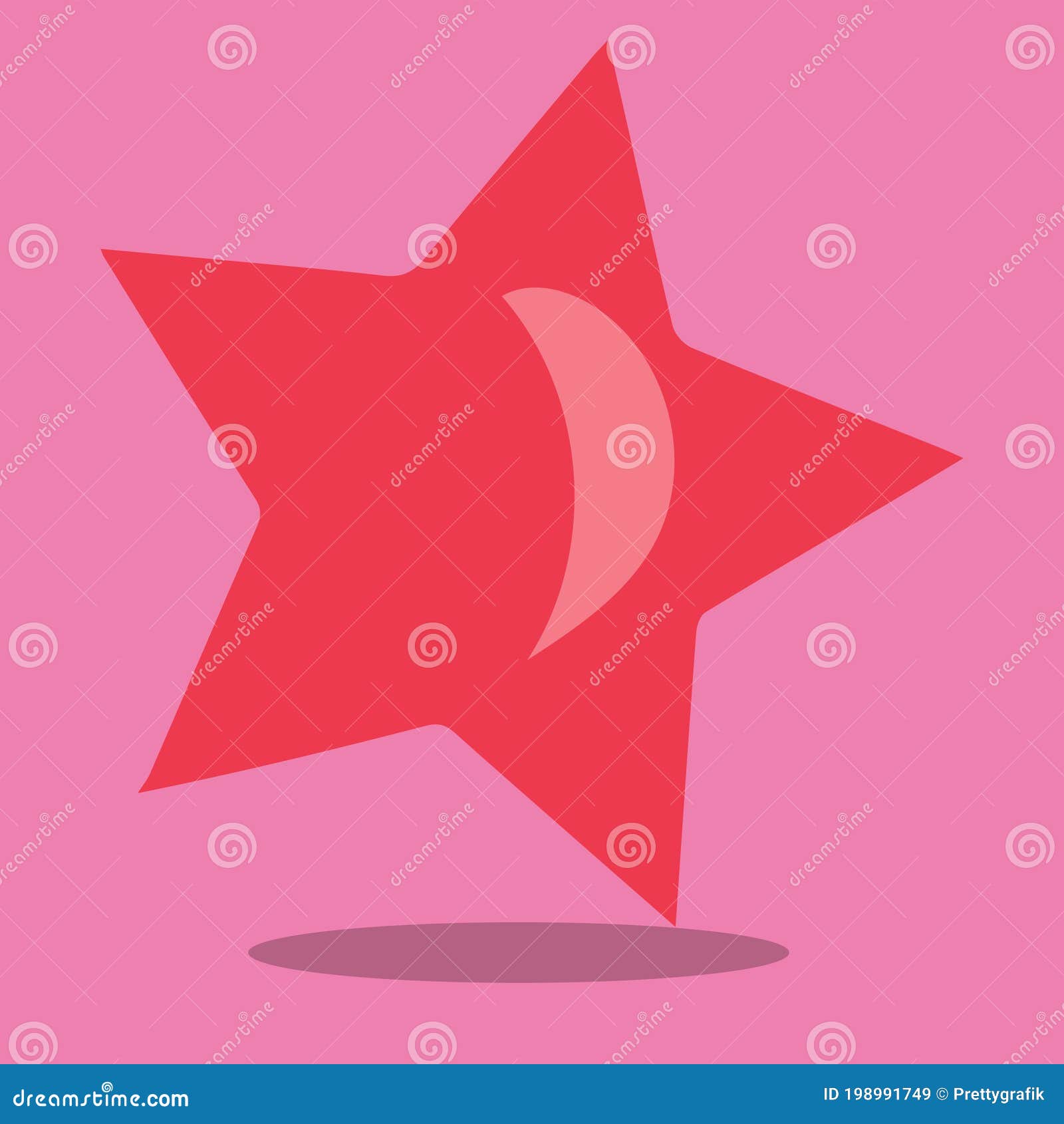 Superhero red star 07 stock vector. Illustration of vector - 198991749
