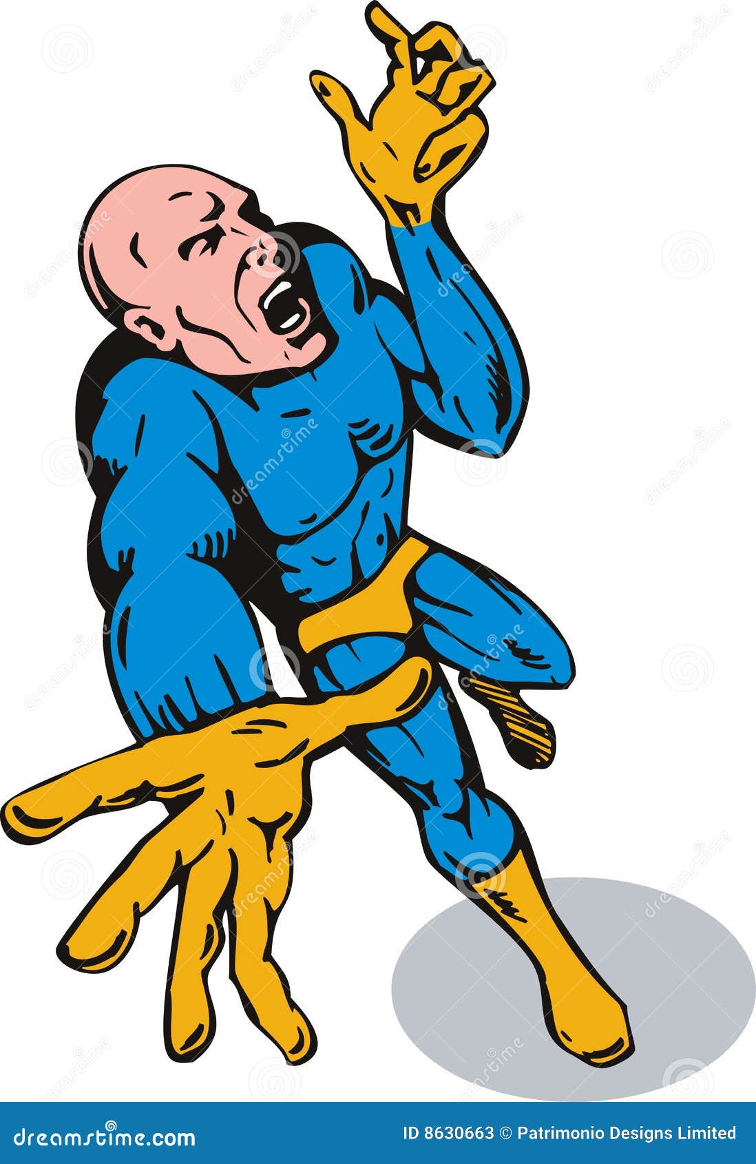 Superhero Running Stock Photos - Image: 8630663