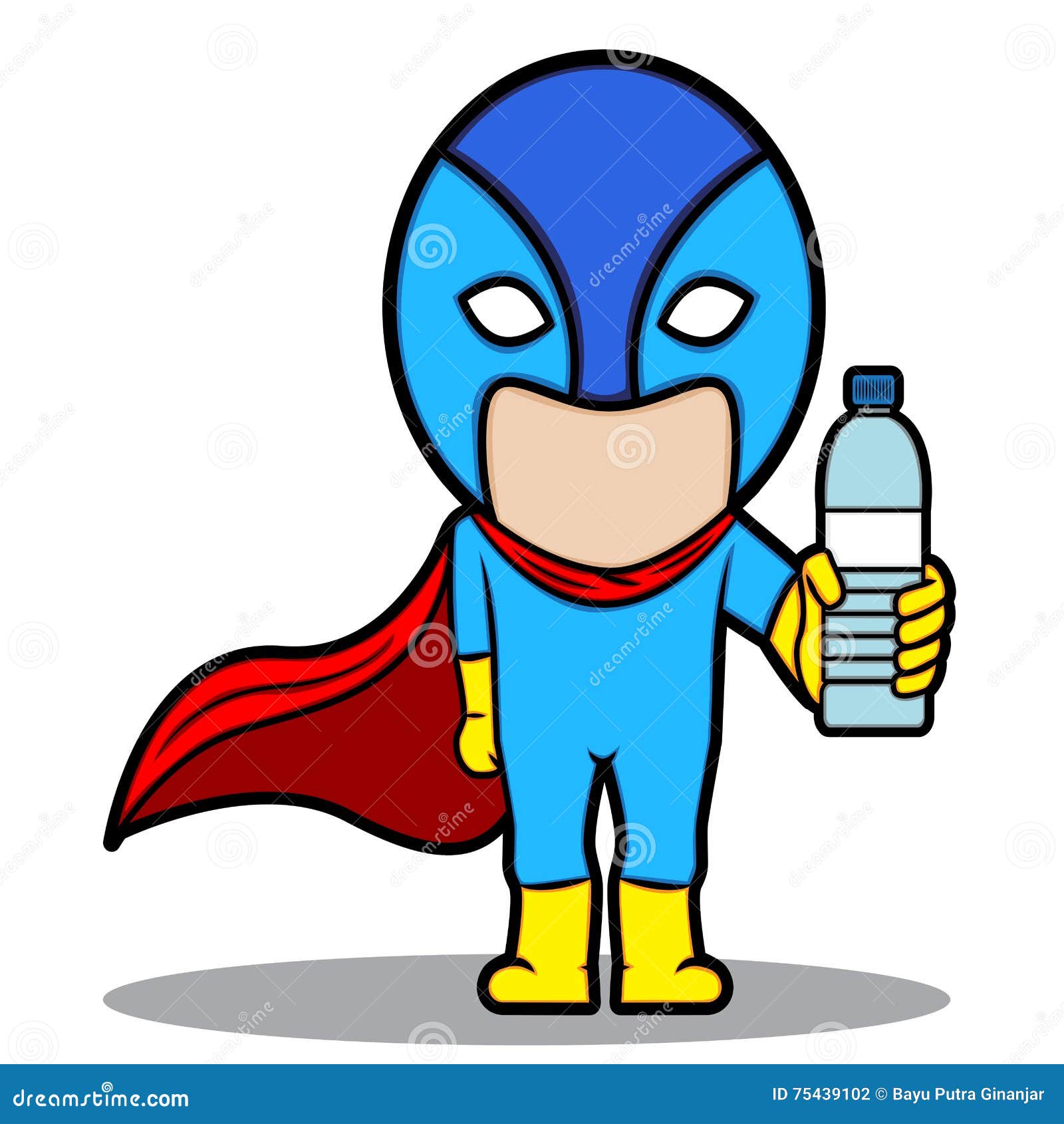 Superhero Drinking Water Stock Illustrations – 6 Superhero Drinking ...