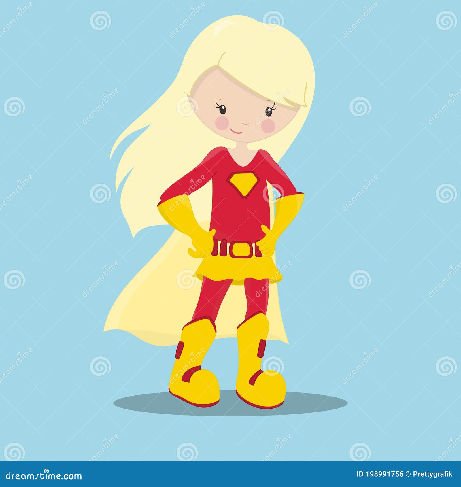 Superhero Standing Arms on 05 Stock Vector - Illustration of arms ...