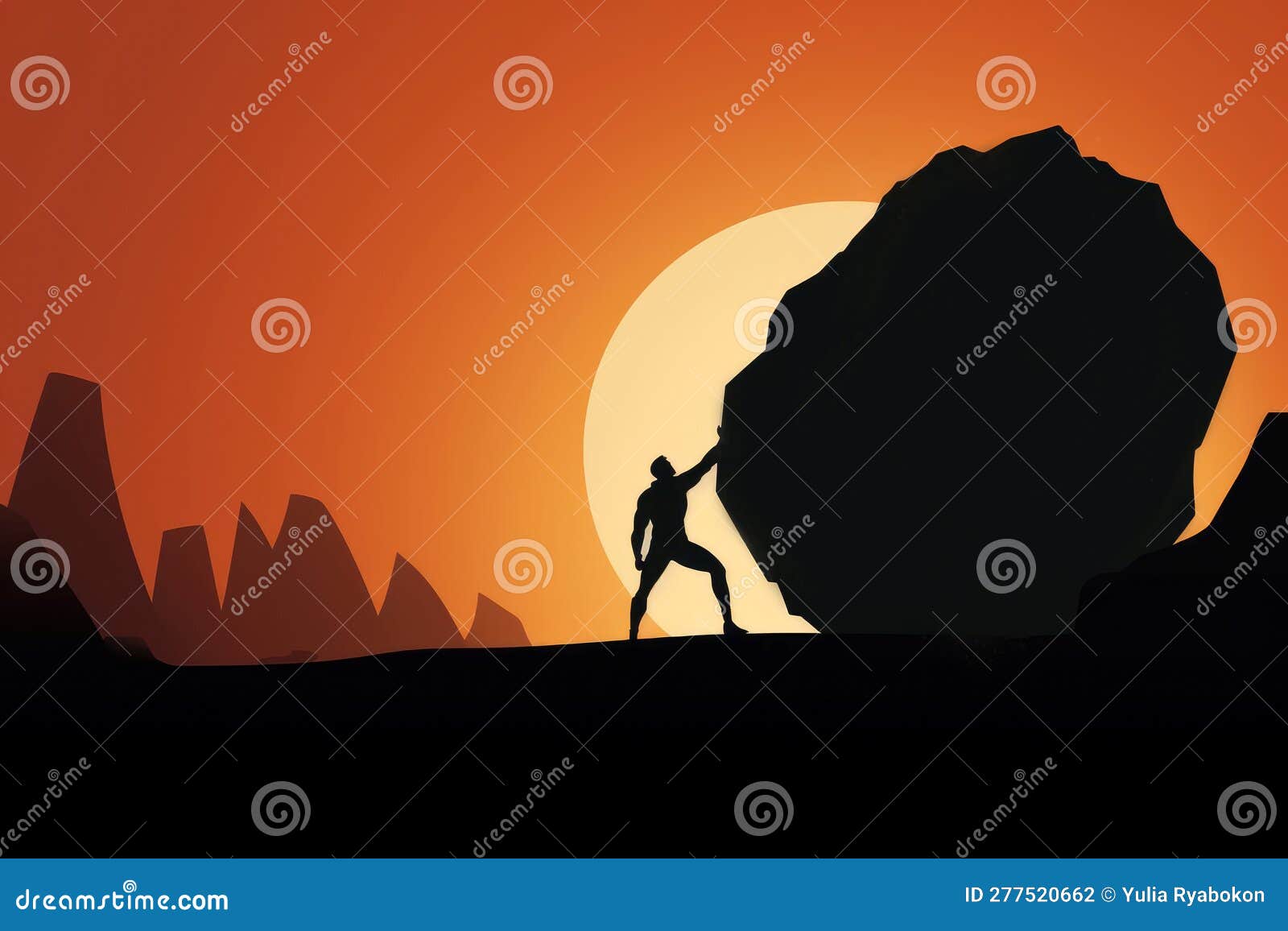 Superhero with Stone. Generate Ai Stock Illustration - Illustration of ...