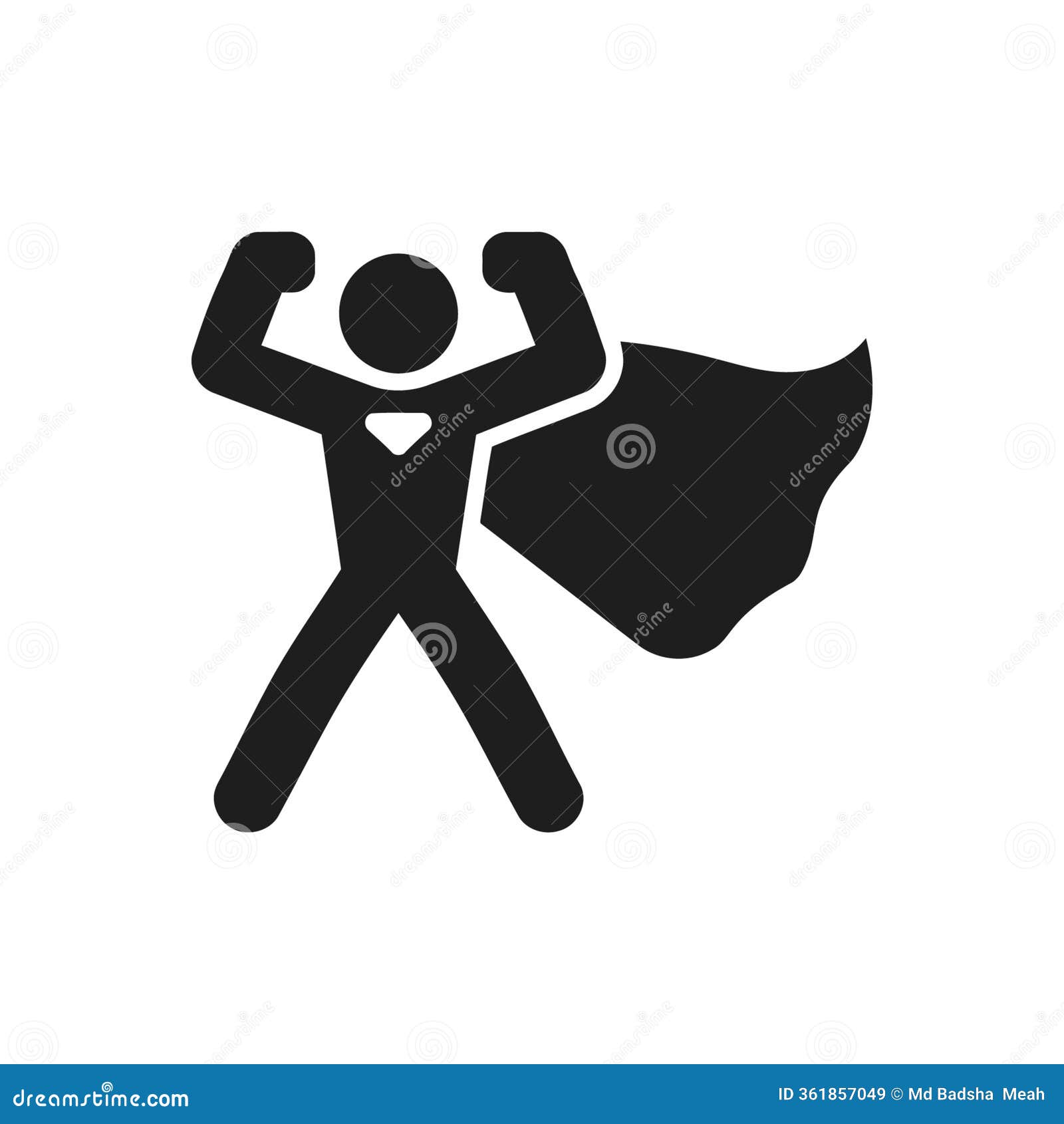 Strength Icon. Cartoon Character Hand Fist Gesture. Supports PNG Files ...
