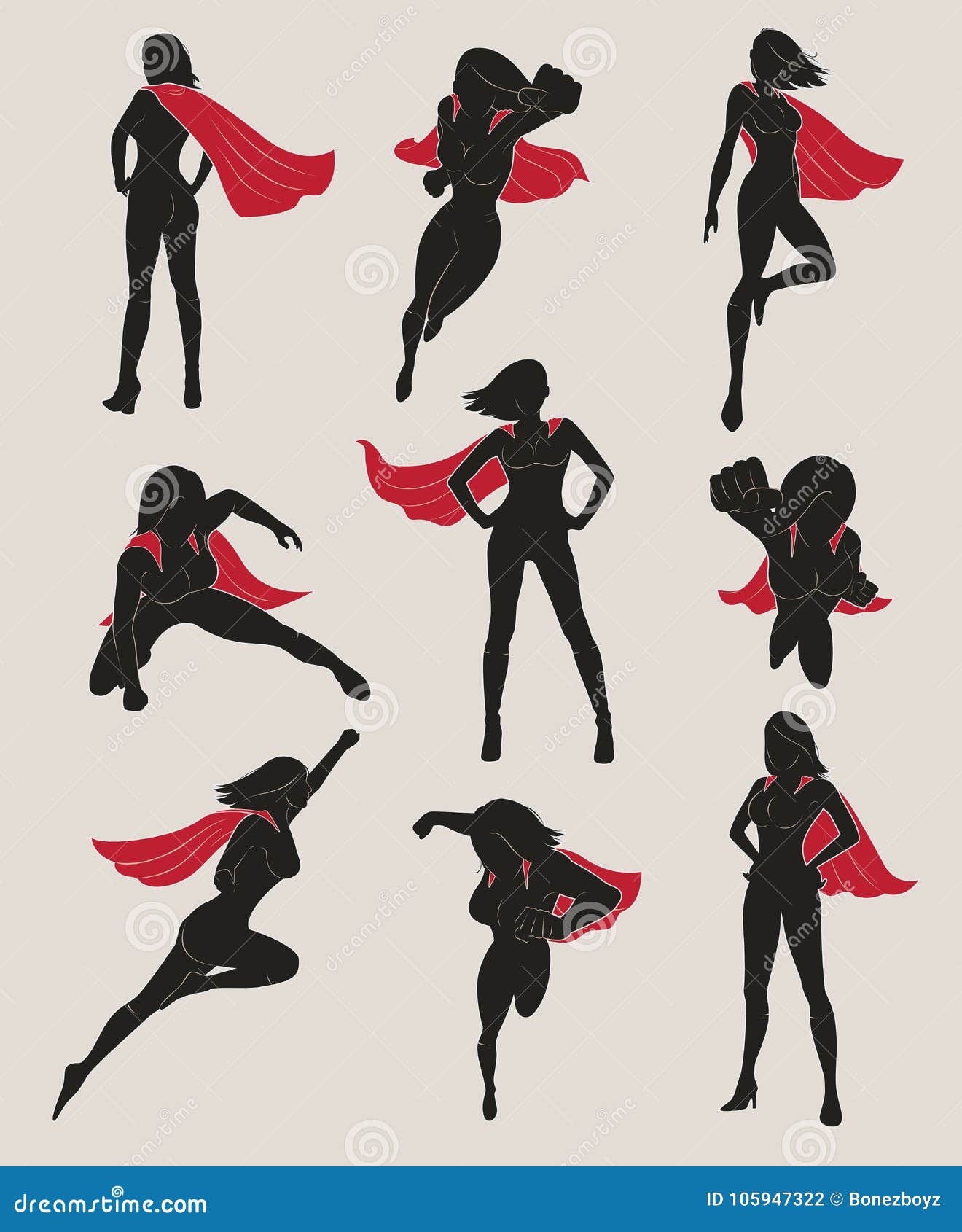 Superhero Vector Illustration | CartoonDealer.com #50025402