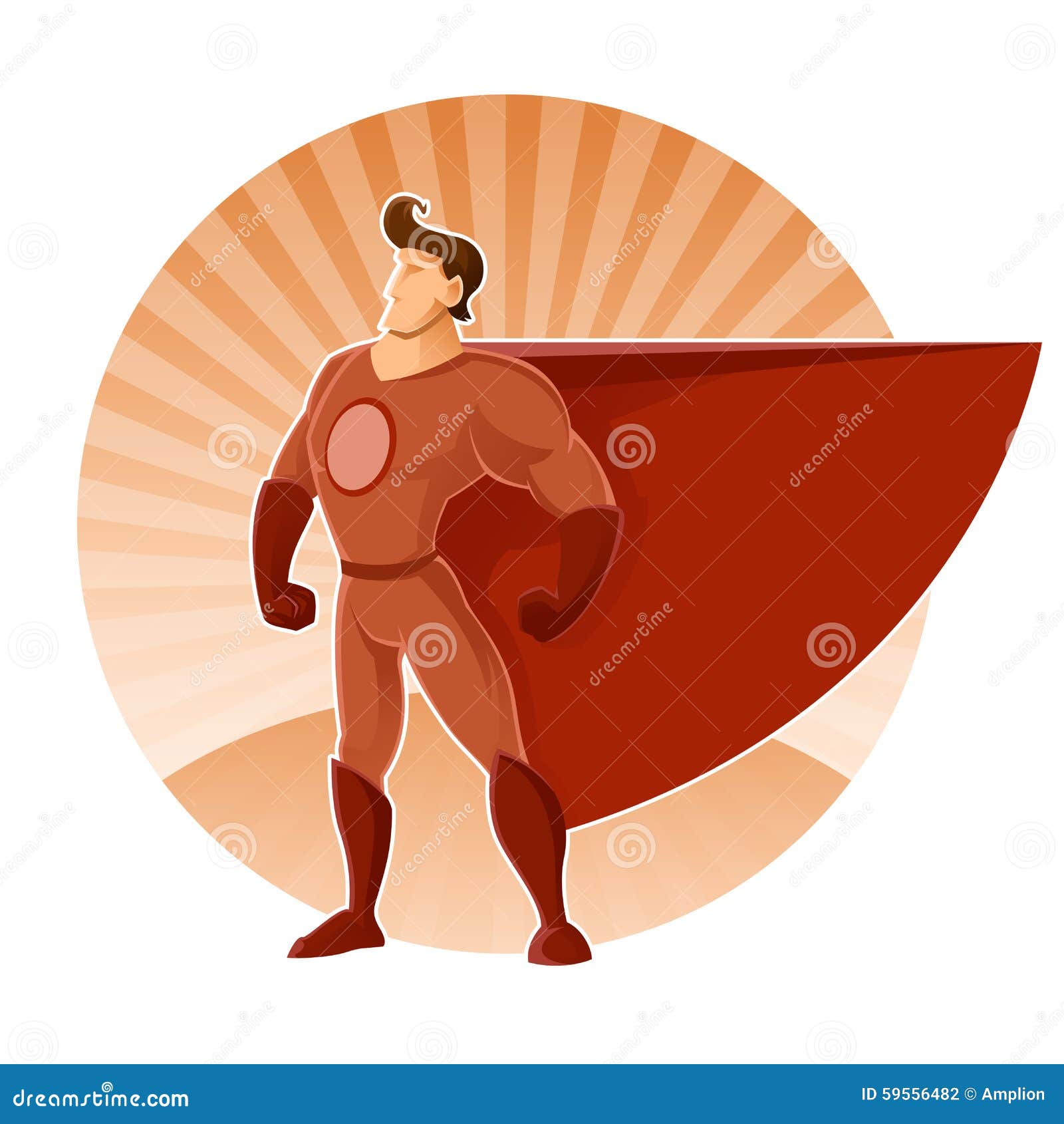 Superhero stock vector. Illustration of clipart, concept - 59556482