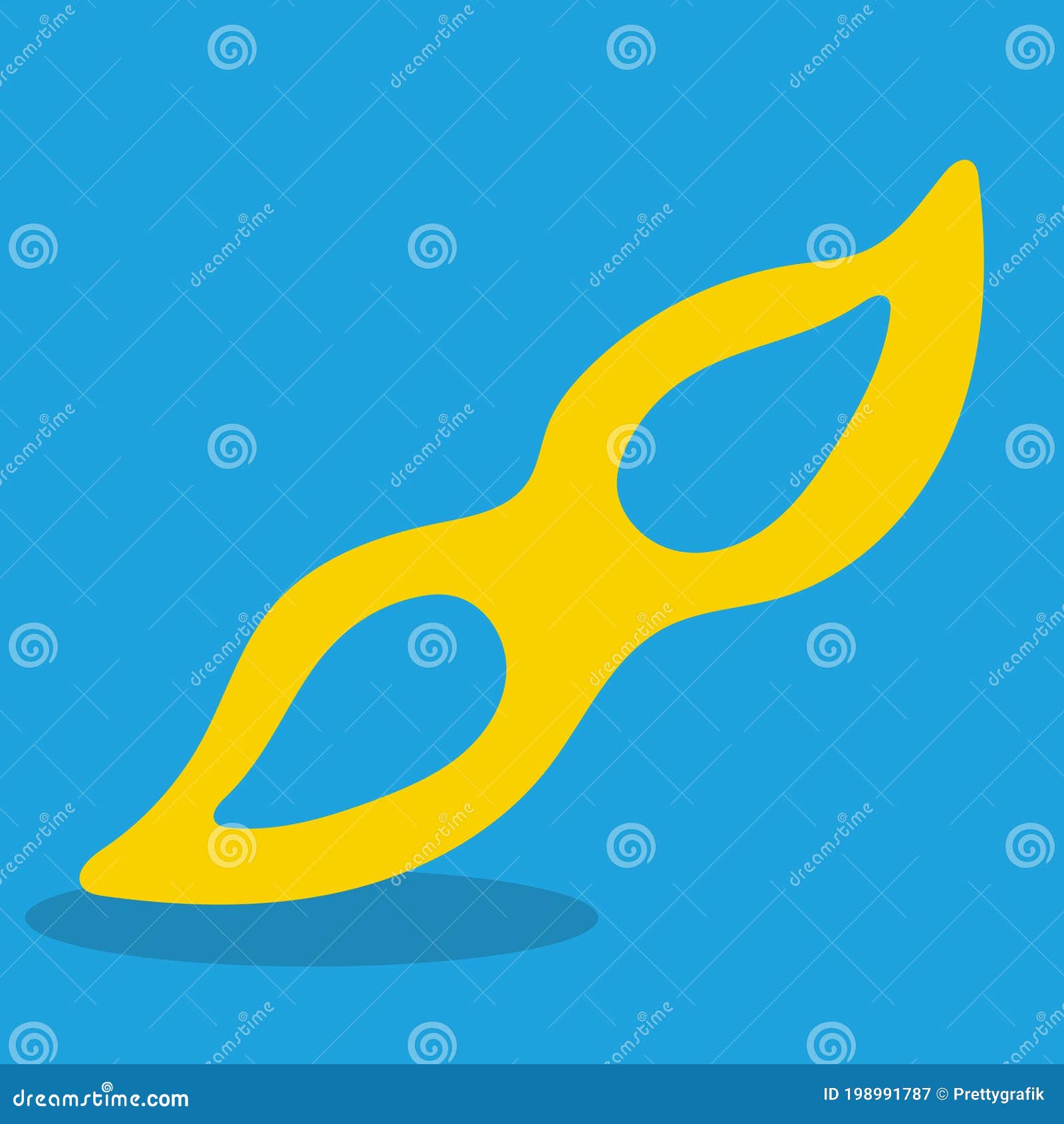 Superhero Yellow Mask 13 Copy Stock Vector - Illustration of copy, mask ...