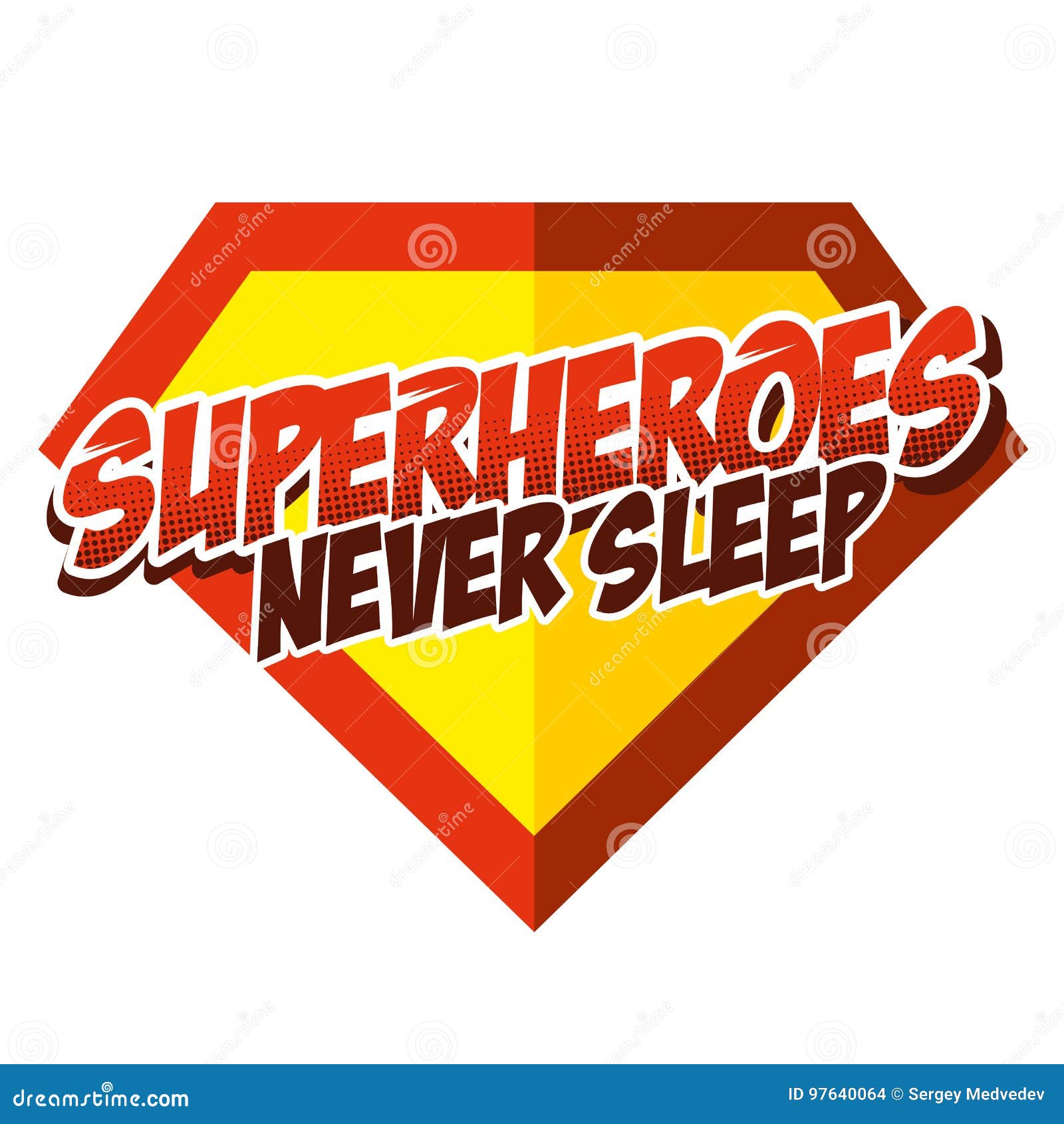 Superhero Logo Isolated On Transparent Background. Blank Comic Super ...