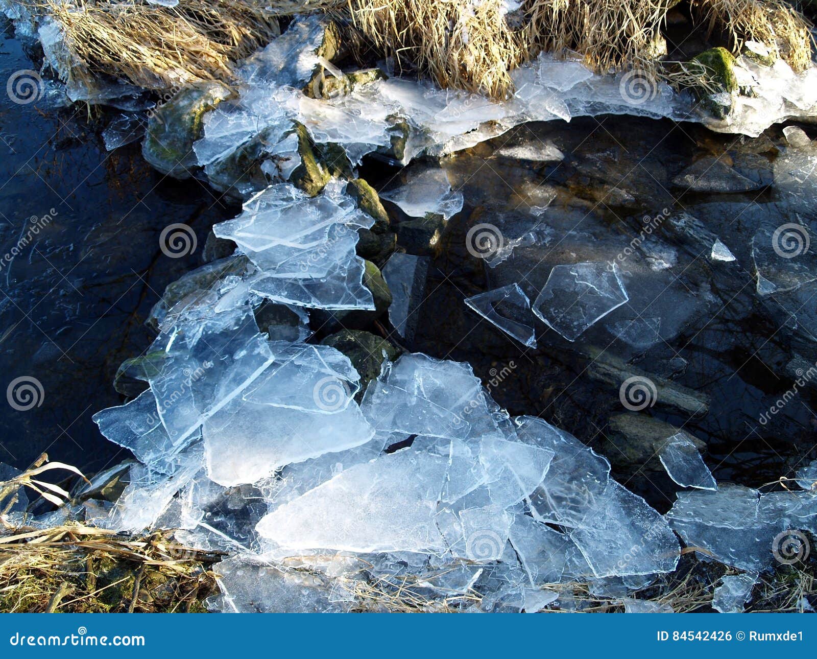 Superimposed ice sheets stock photo. Image of driftice - 84542426