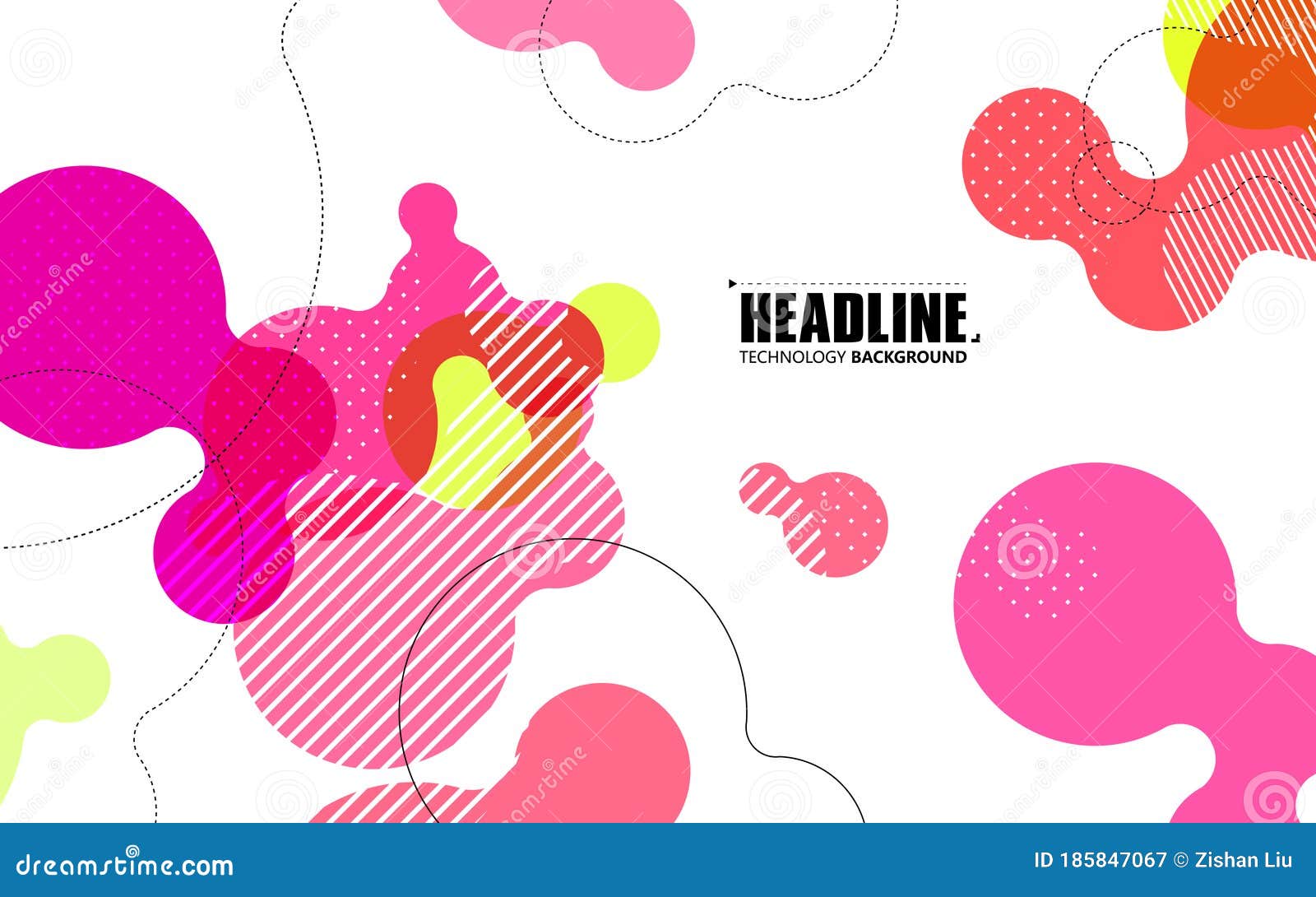 Superimposed Water Drop Shape of Abstract Graphics, Vector Background ...