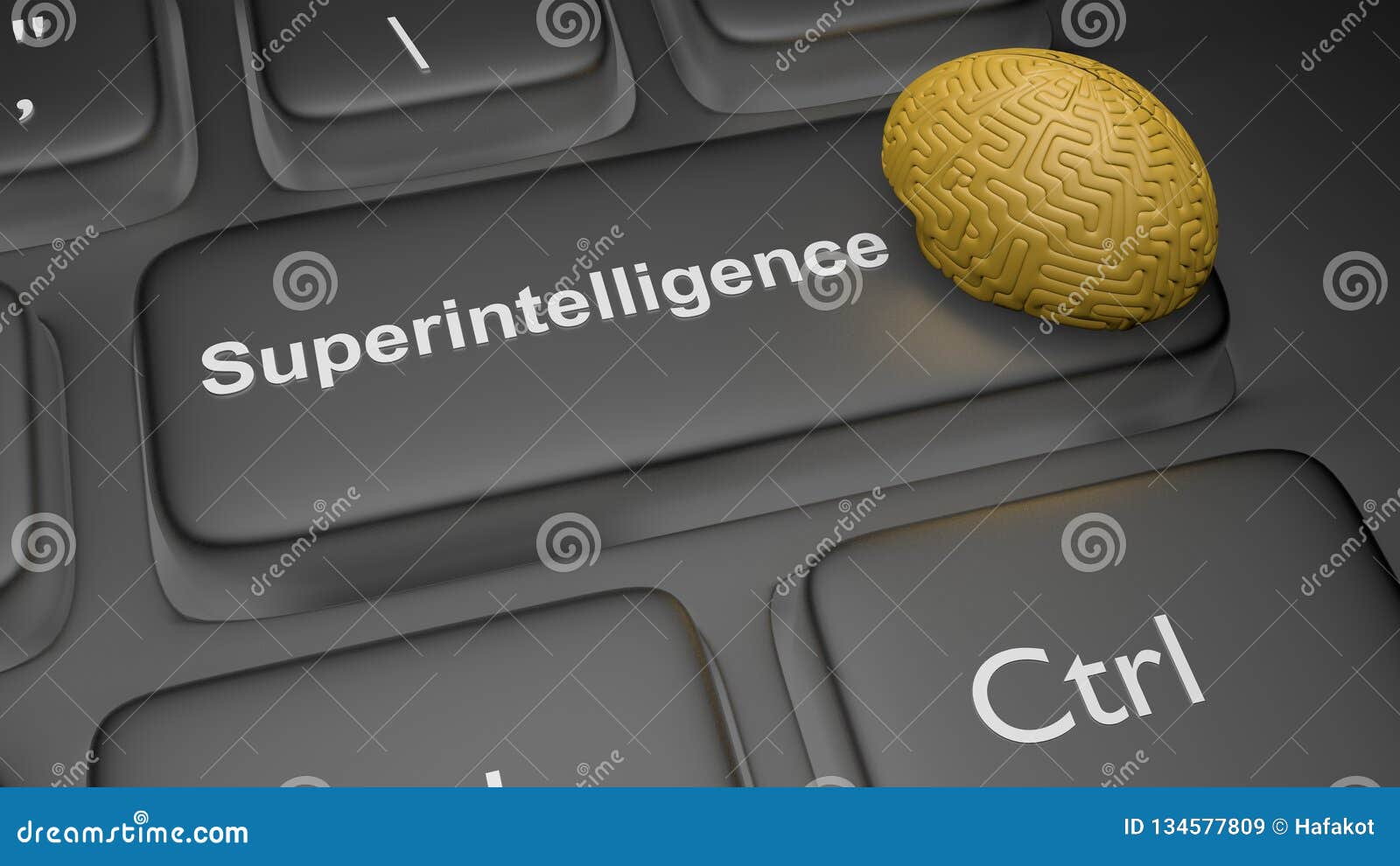 Superintelligence Application 3d Render Illustration Stock Image ...